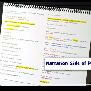 Printable Instant Puppet Show Book Little Red and Big Bad - Etsy