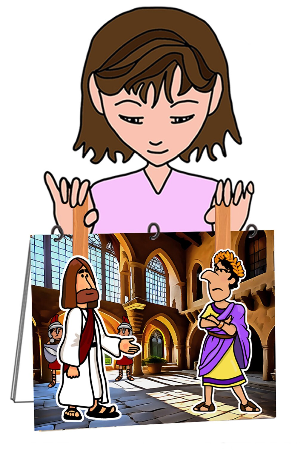 Printable Easter Story Instant Puppet Show Sunday School Teaching Aid ...