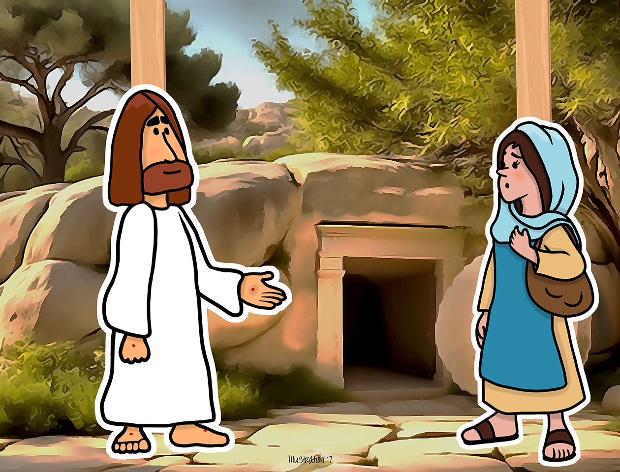 Printable Easter Story Instant Puppet Show Sunday School Teaching Aid ...