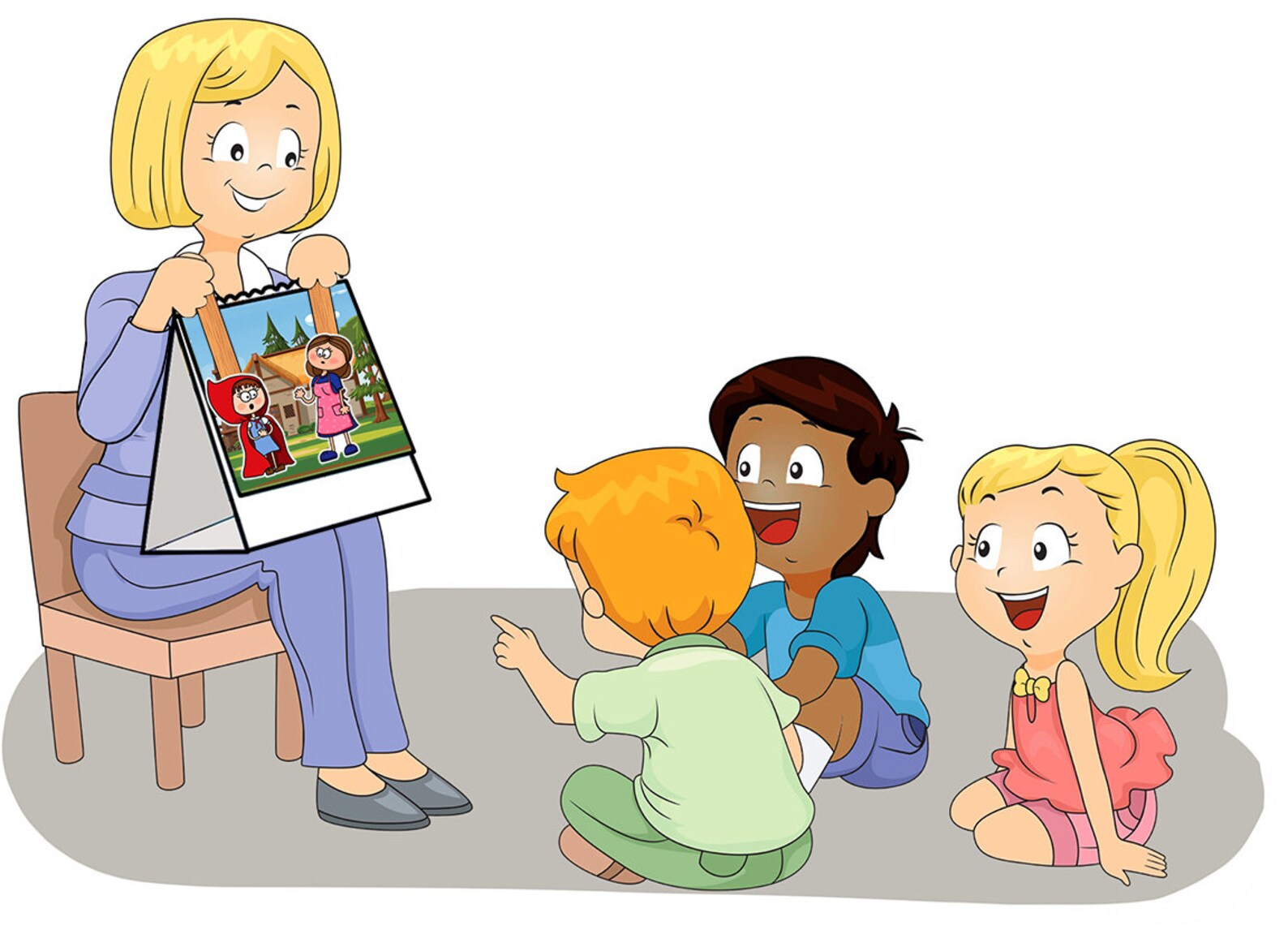 Printable Instant Puppet Show Book Little Red and Big Bad - Etsy