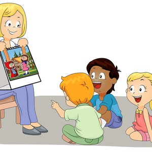 Printable Instant Puppet Show Book Little Red and Big Bad - Etsy