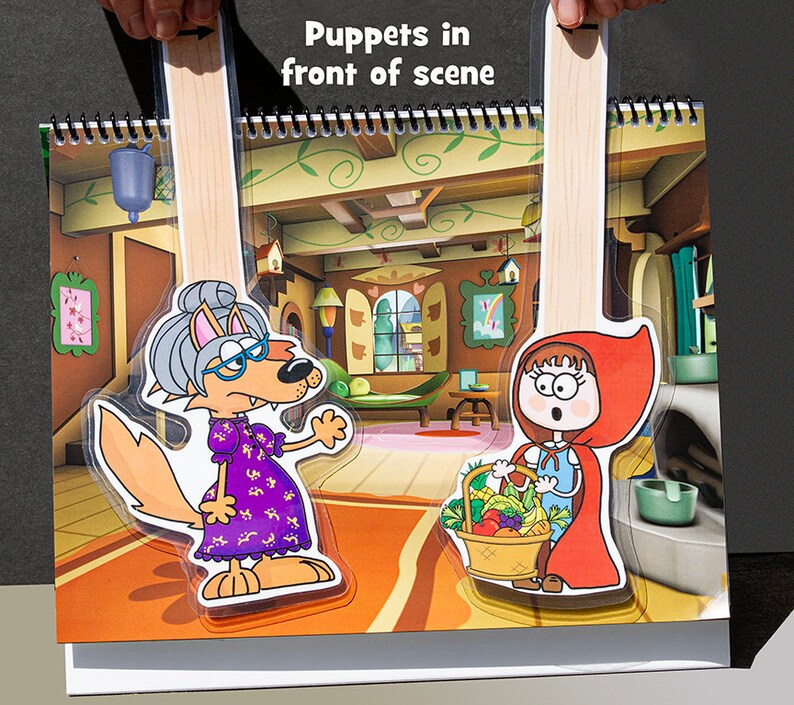 Puppet Show, Story Time, Miniature Puppet Theater, Little Red Riding ...