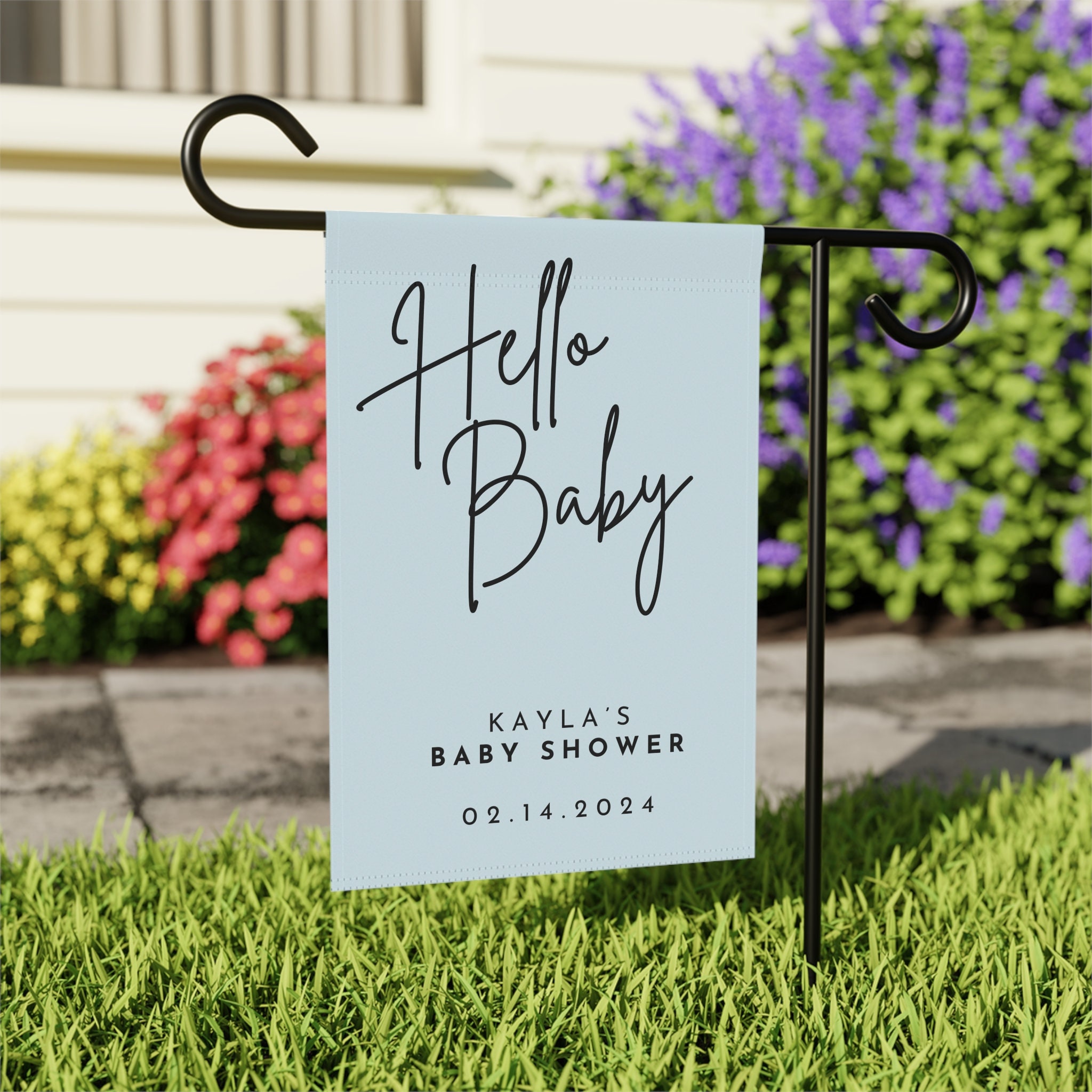 Personalized Baby Shower Banner, Baby Shower Sign, Custom Baby Shower ...