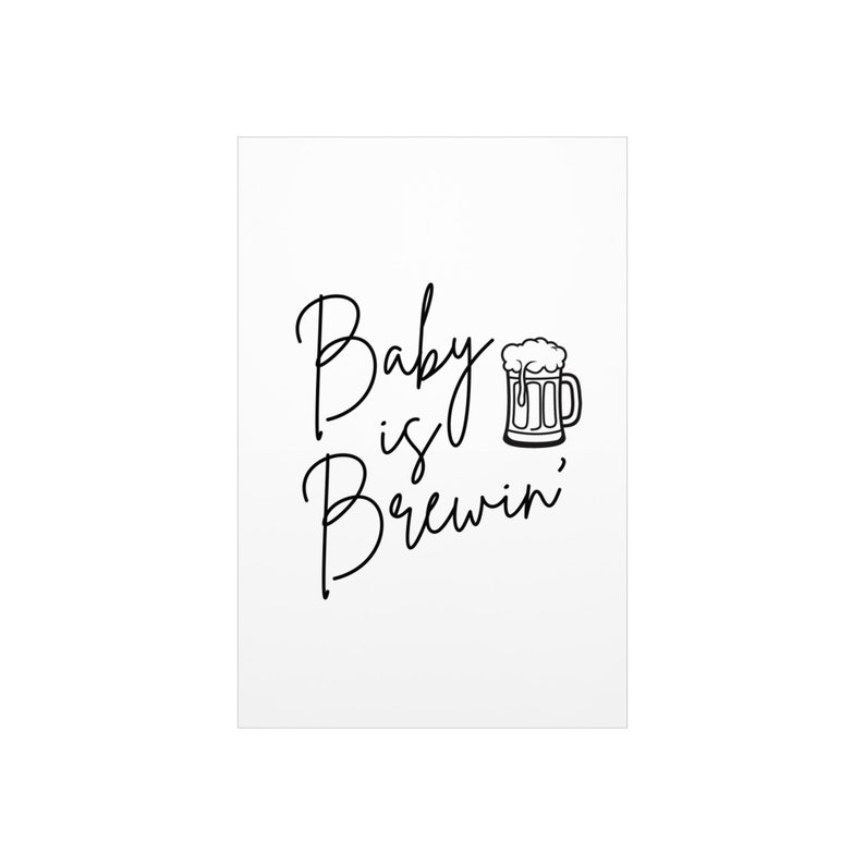 Couple's Baby Shower Banner, Baby Shower Sign, Baby Kegger Baby Shower ...