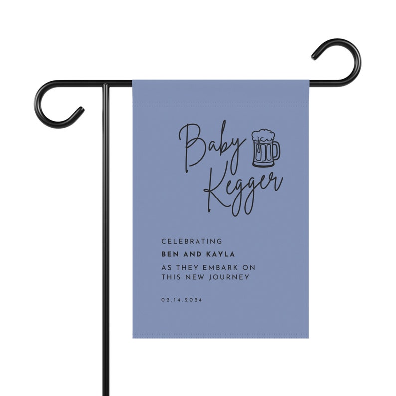Baby Kegger, Couple's Baby Shower Banner, Couple's Shower Sign ...