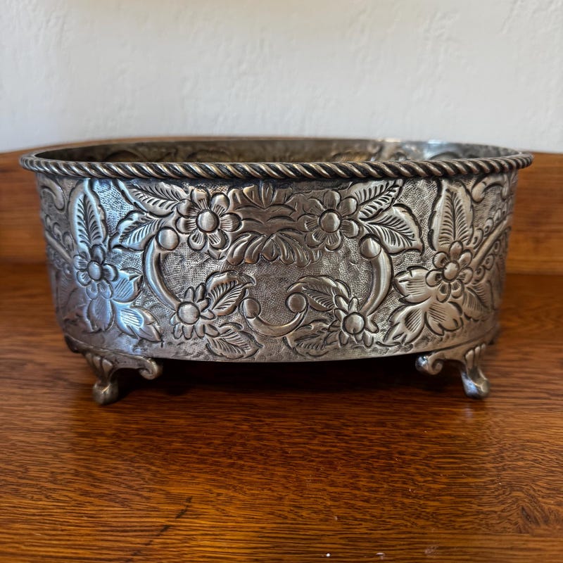 Silver Repousse - Etsy