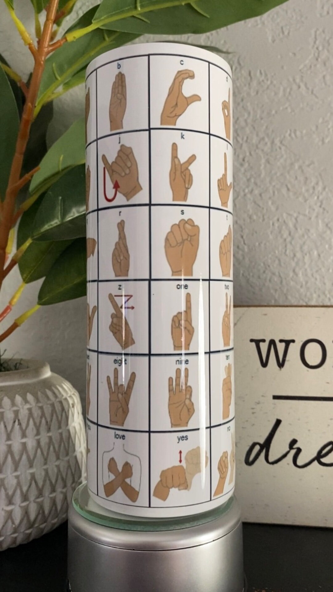 ASL Communication Cup Wrap- Image Only, DIY, Sublimation, Tumbler Wrap ...