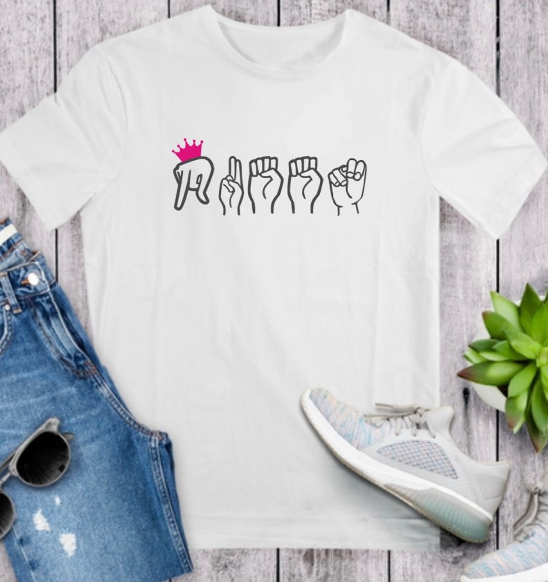 ASL Queen, American Sign Language, Fingerspelling, Custom Phrases ...