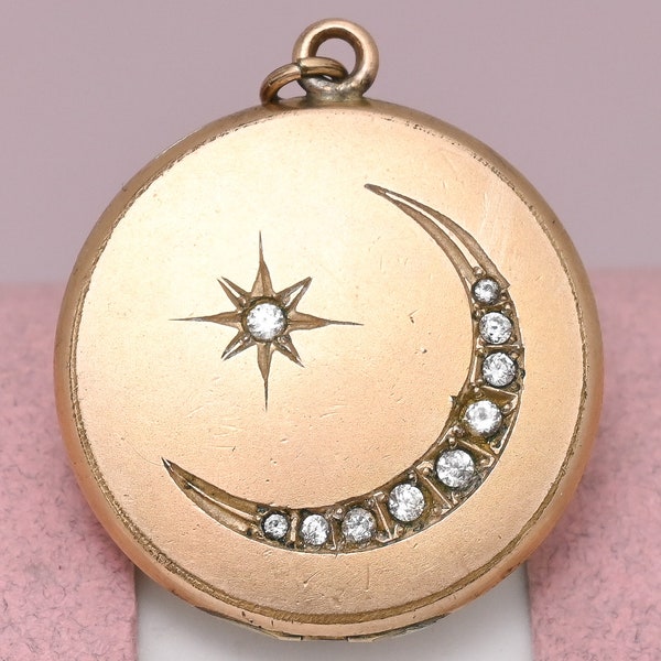 Moon Locket - Etsy