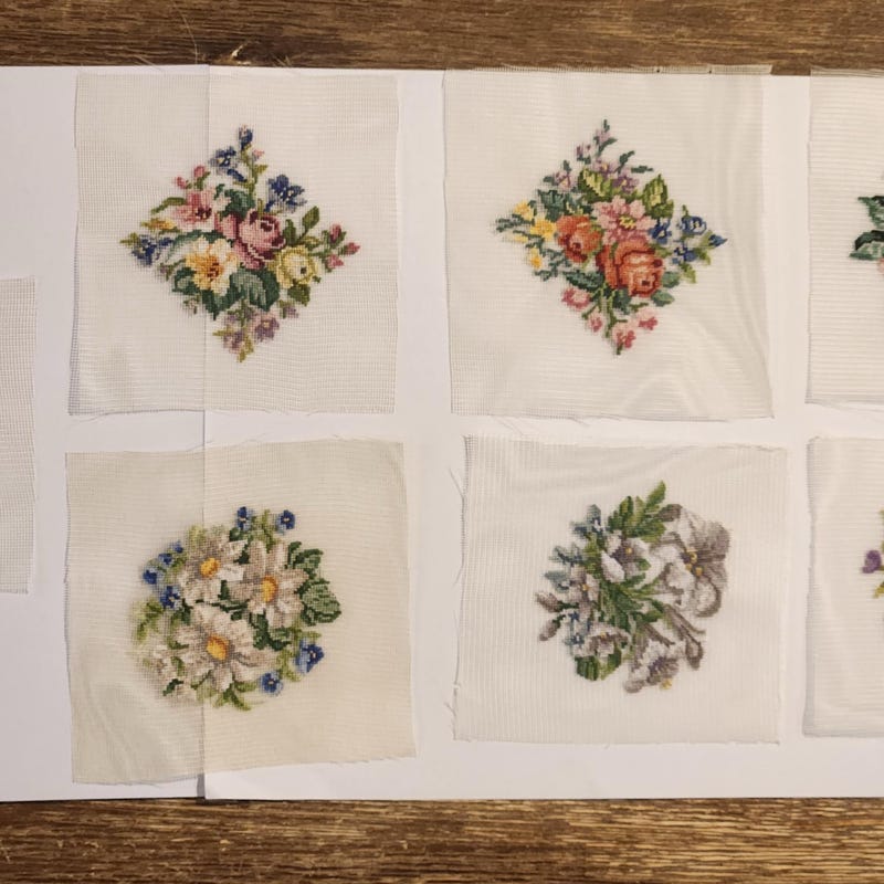 Petit Point Embroidery - Etsy