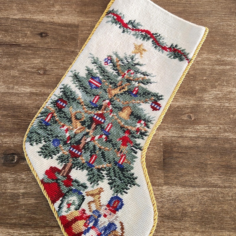 Needlepoint Christmas Stocking Kits - Etsy Canada