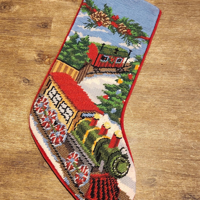 Needlepoint Stocking - Etsy