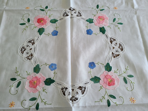 Applique Designs For Tablecloth Cross Stitch Patterns For Tablecloth