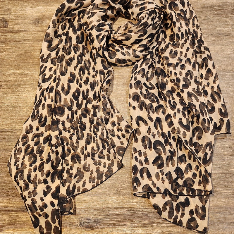 Leopard Print Scarf - Etsy