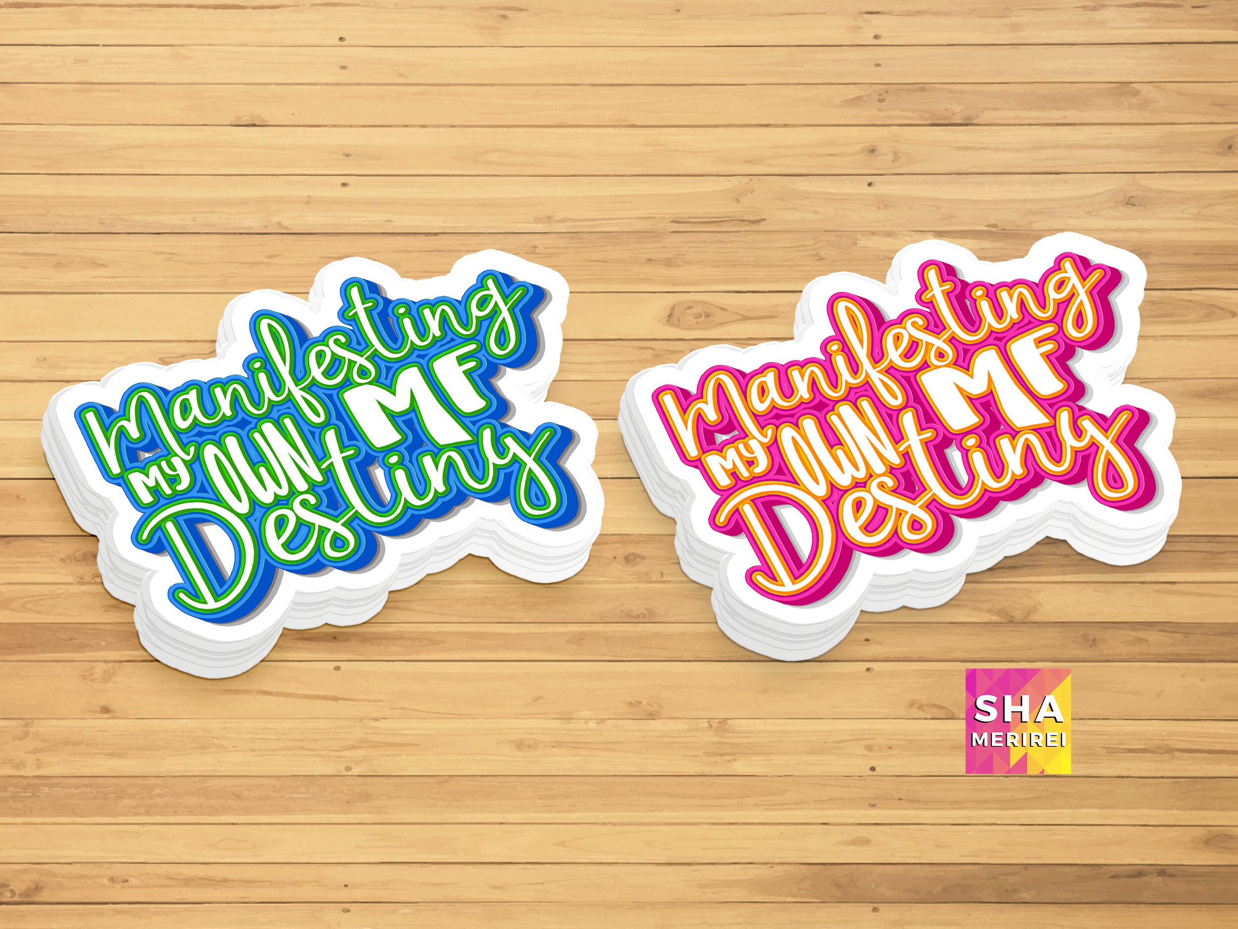 Manifesting Sticker - Etsy