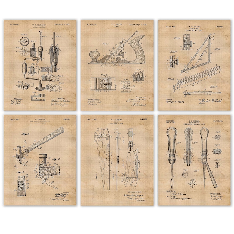 Wood Tool Patents - Etsy