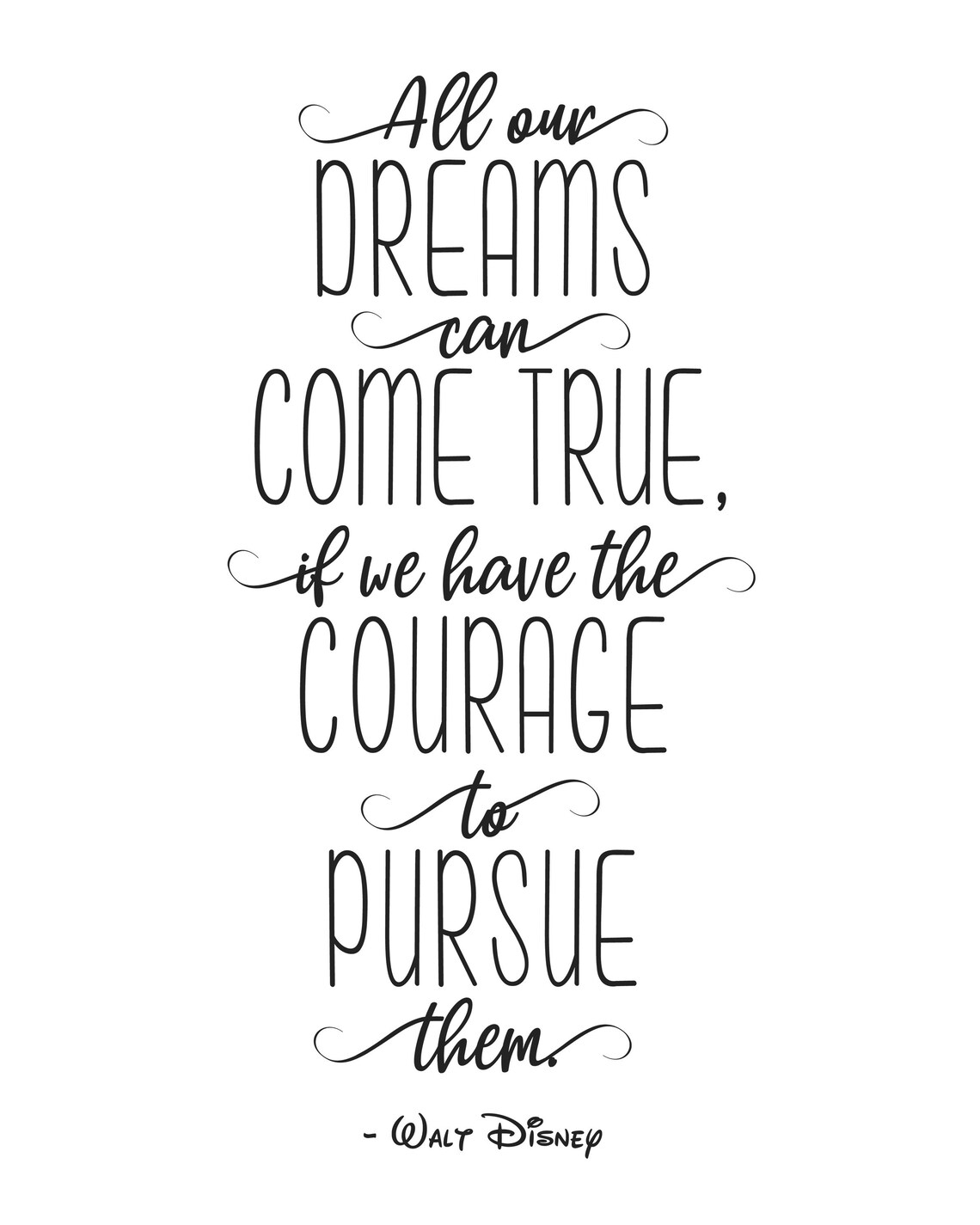 Vintage Disney Quotes 12 Poster Prints Set of 4 Unframed - Etsy