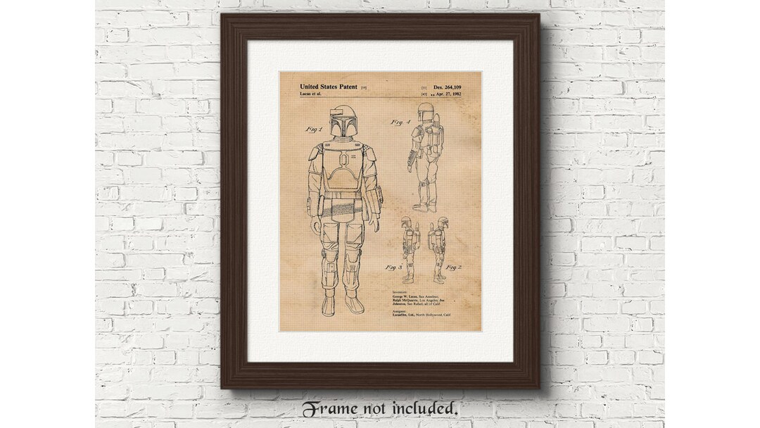 Vintage SW Character Patent Poster Prints, 1 Unframed Photo, Wall Art ...