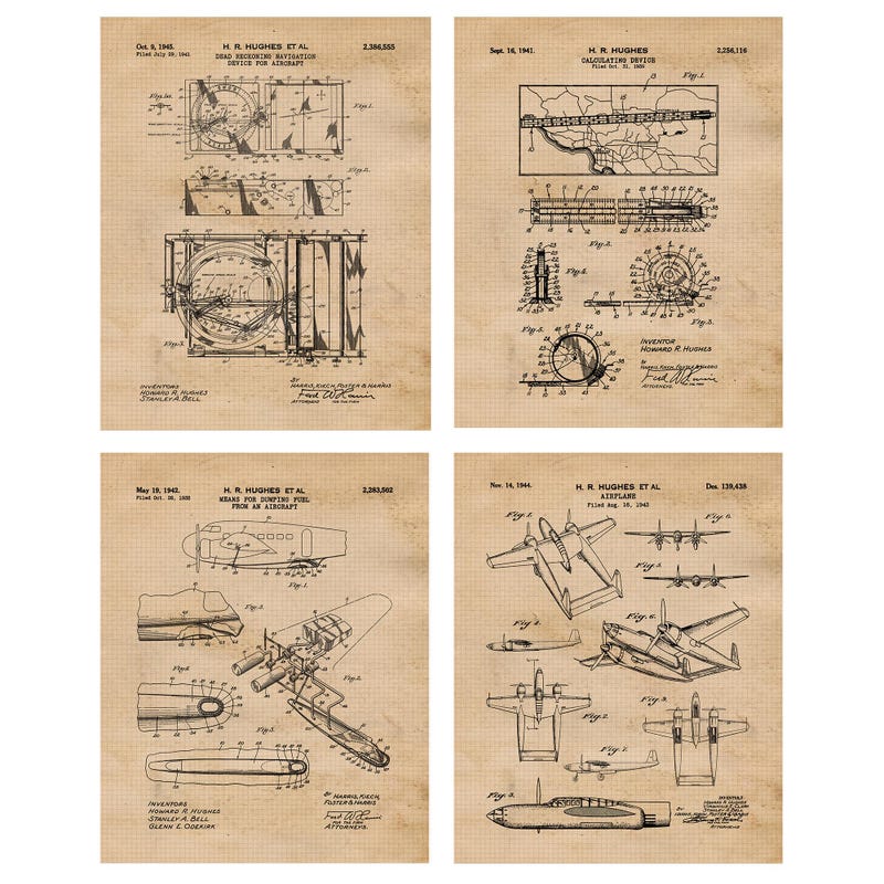 Howard Hughes - Etsy