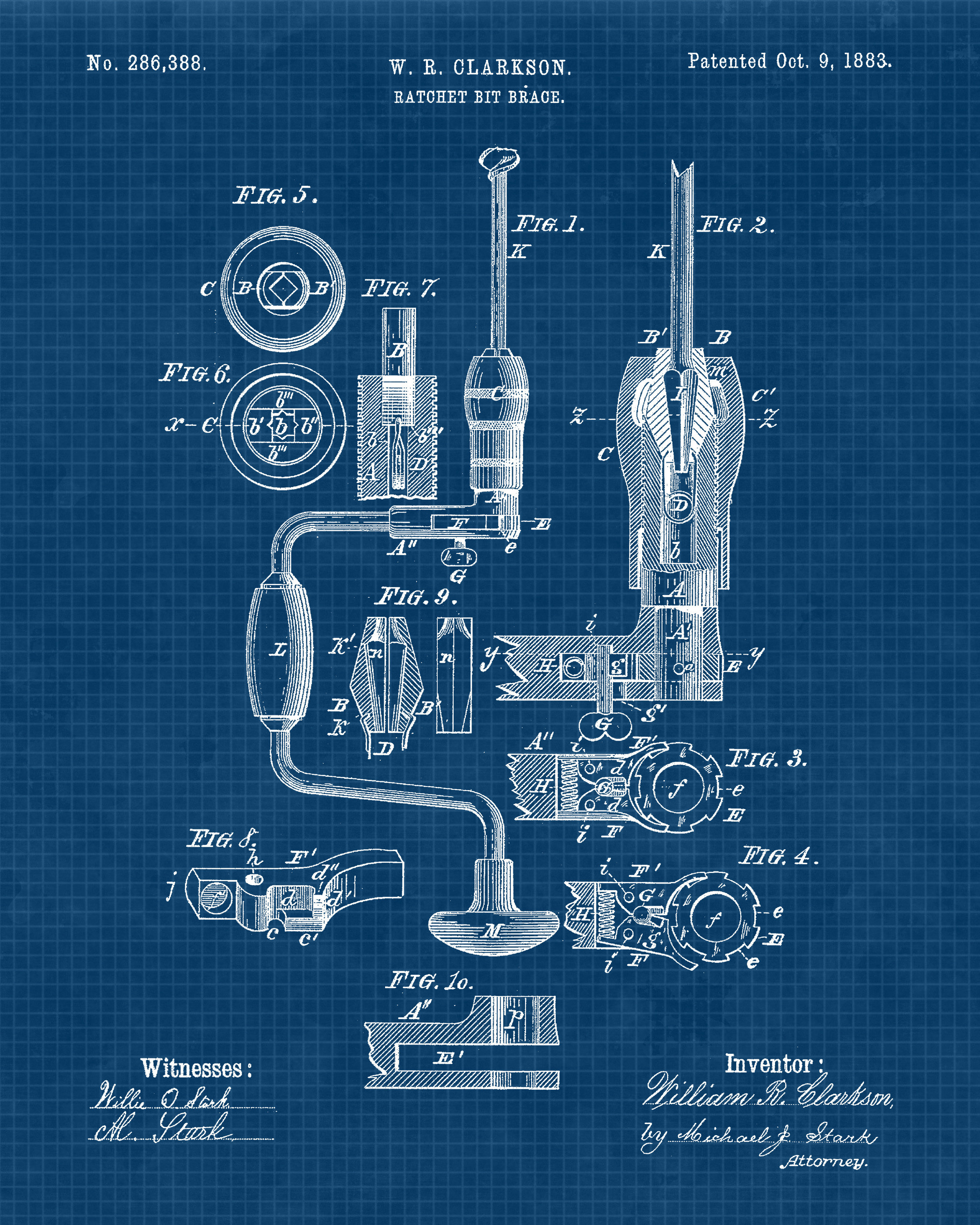 Vintage Woodworking Tools Patent Prints 4 Unframed Photos | Etsy
