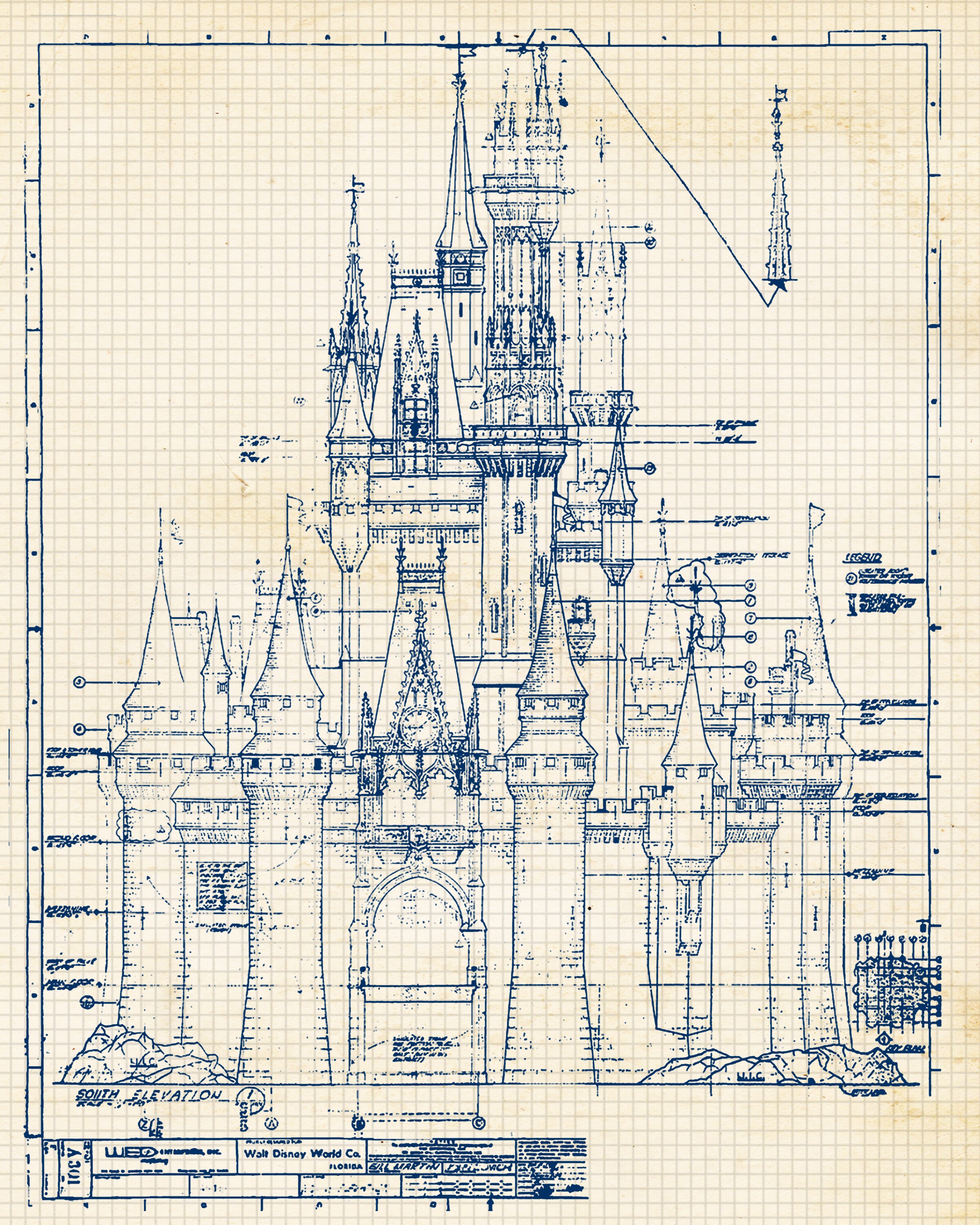Classic Disney Park Rides #6 Patent Prints, 6 Unframed Photos, Wall Art ...