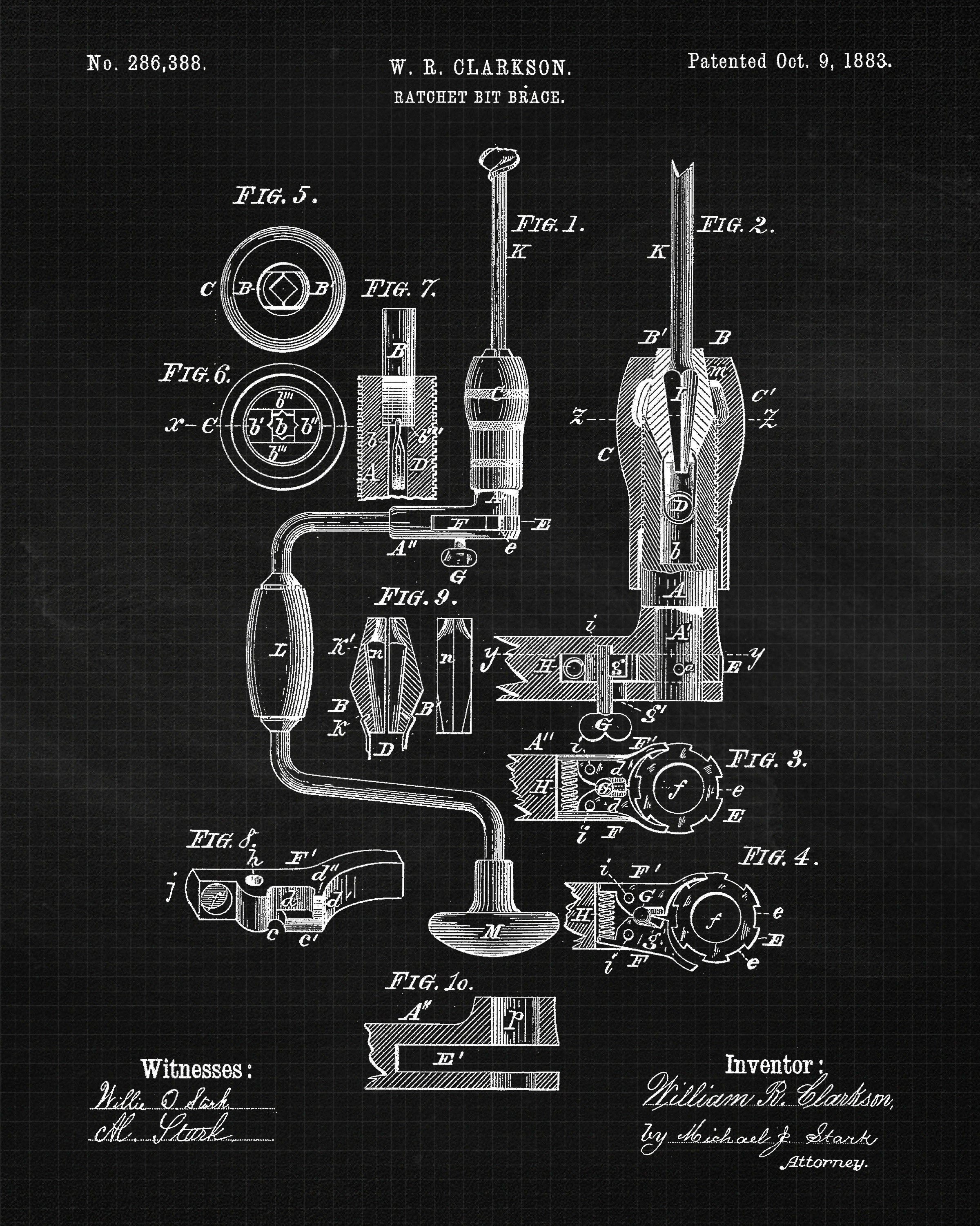 Vintage Woodworking Tools Patent Prints 4 Unframed Photos | Etsy