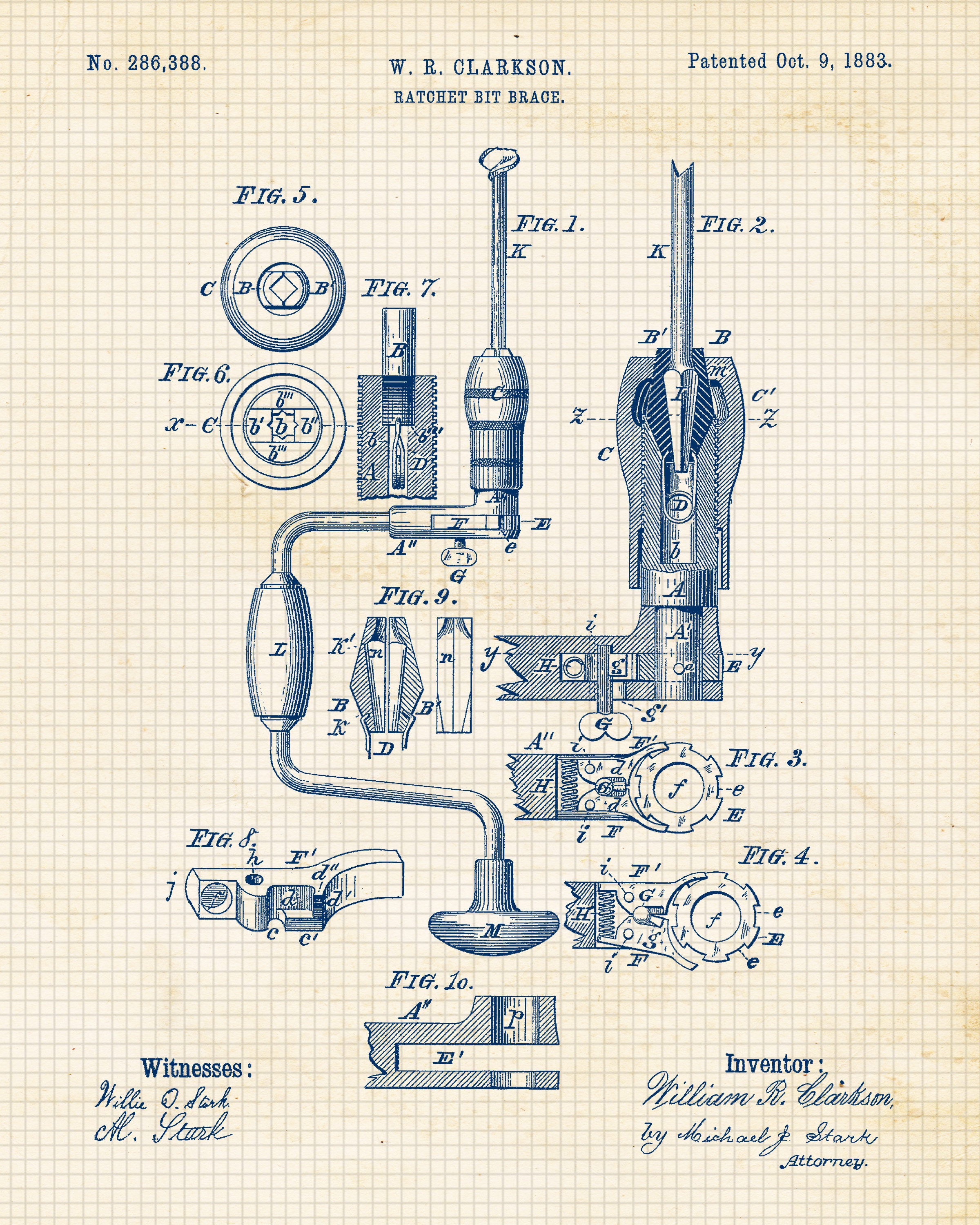 Vintage Woodworking Tools Patent Prints 4 Unframed Photos | Etsy