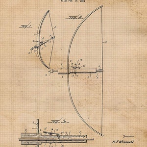 Vintage Bow Arrow Patent Prints 4 Unframed Photos Wall Art | Etsy