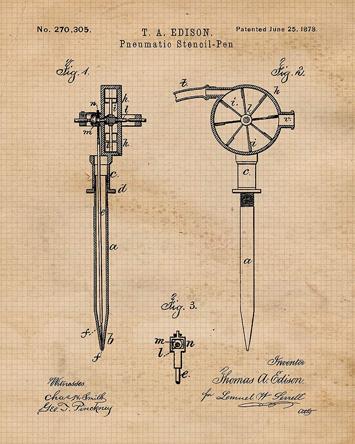 Vintage Tattoo Tools Patent Print 4 Unframed Photos Wall Art - Etsy
