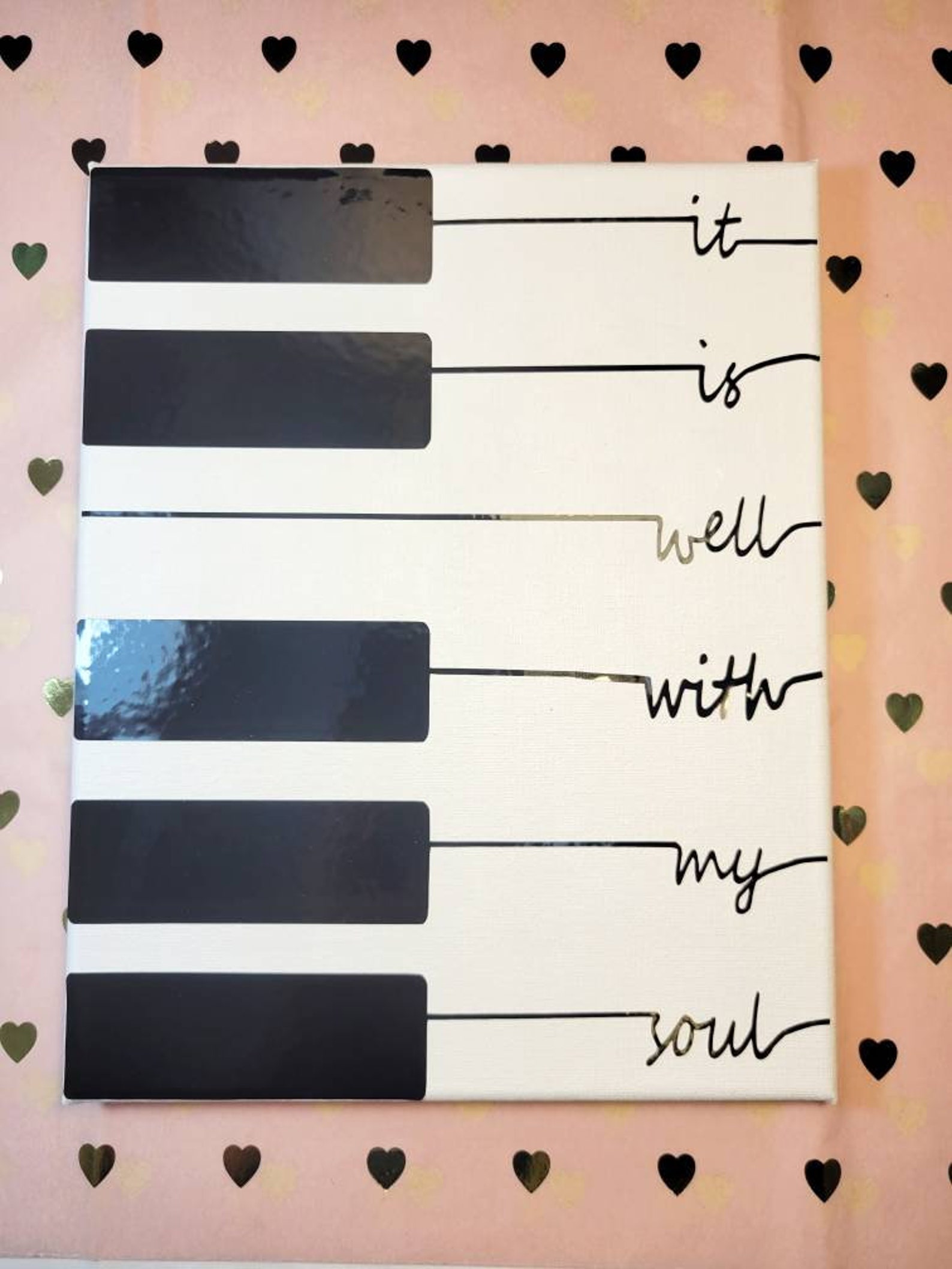 Psalm 118:24 Canvas Piano Scripture Bible Verse Faith | Etsy