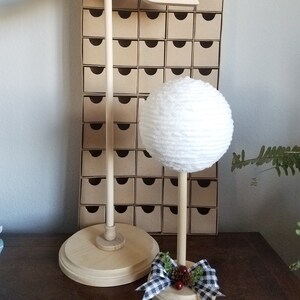 Buffalo Check Infant Head Display Headband Holder White Christmas Craft ...