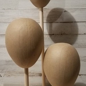 3 Head Displays for Crochet Beanie Hat Stand, Infant Child Headband ...