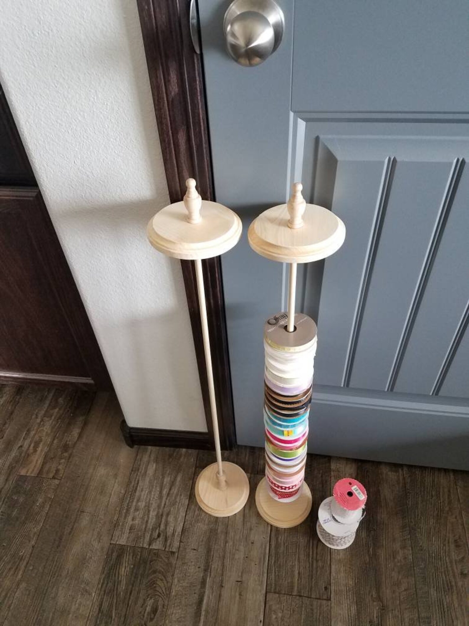 Set Tall Ribbon Holder Floor Length Display Stands Upright - Etsy