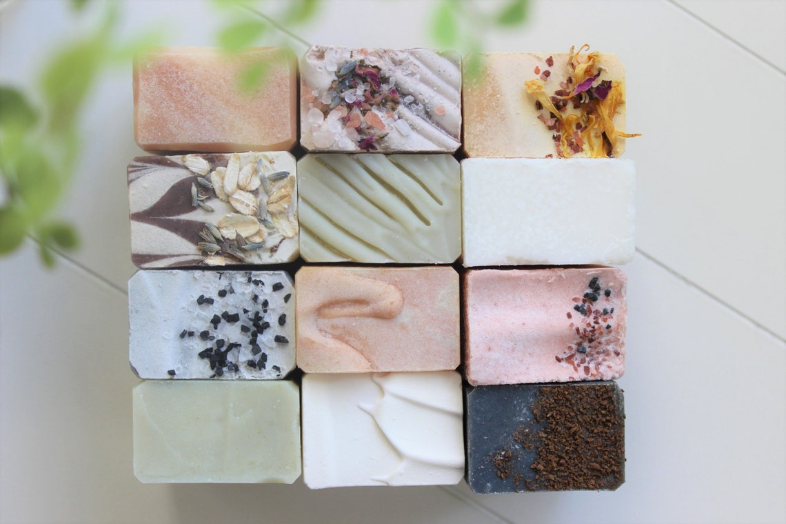 Mini Soap Bars Half Size Handmade Soap Trial Size Natural Etsy