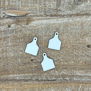 Cow Tag Sublimation Blank, Cow Tag Sublimation Blank Attachment, Cow ...