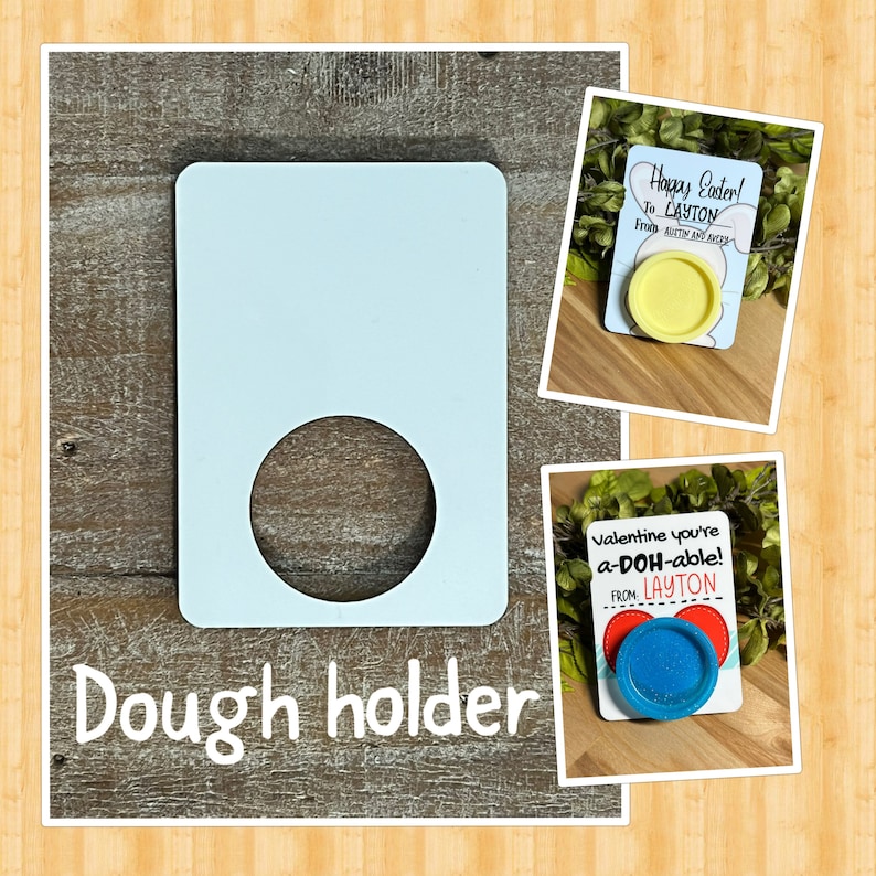 5 Valentine Play Doh Holder Dough Holder Easter Dough Holder - Etsy
