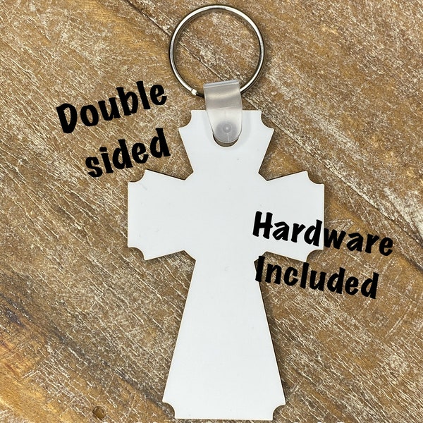 Cross Keychain - Etsy