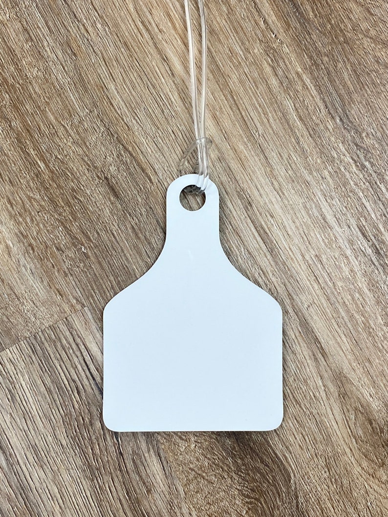 Sold in Sets of 5 Cow Tag Sublimation Blank Sublimation | Etsy
