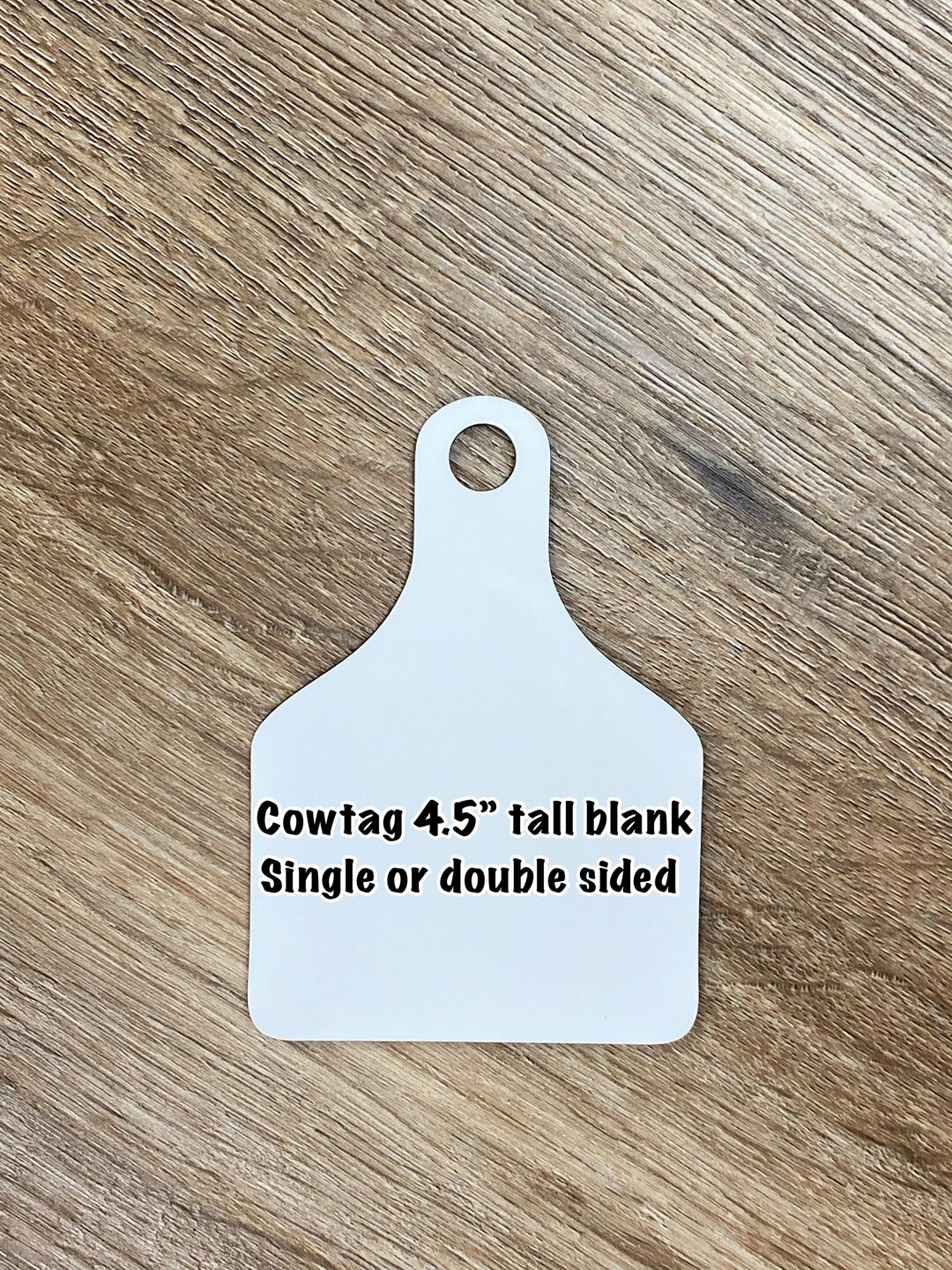 Sold in Sets of 5 Cow Tag Sublimation Blank, Sublimation Ornament Blank ...