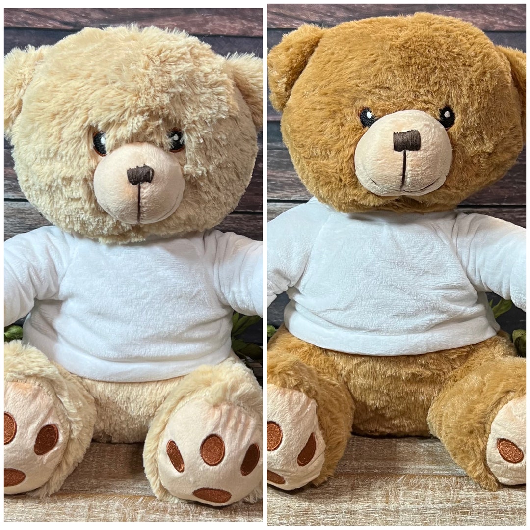 Sublimation Teddy Bear Sublimation Blanks Sublimation Bear - Etsy Canada
