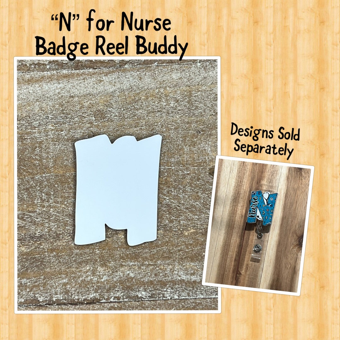 Nurse Badge Reel, Straw Buddy Sublimation Blank, Badge Reel Sublimation ...