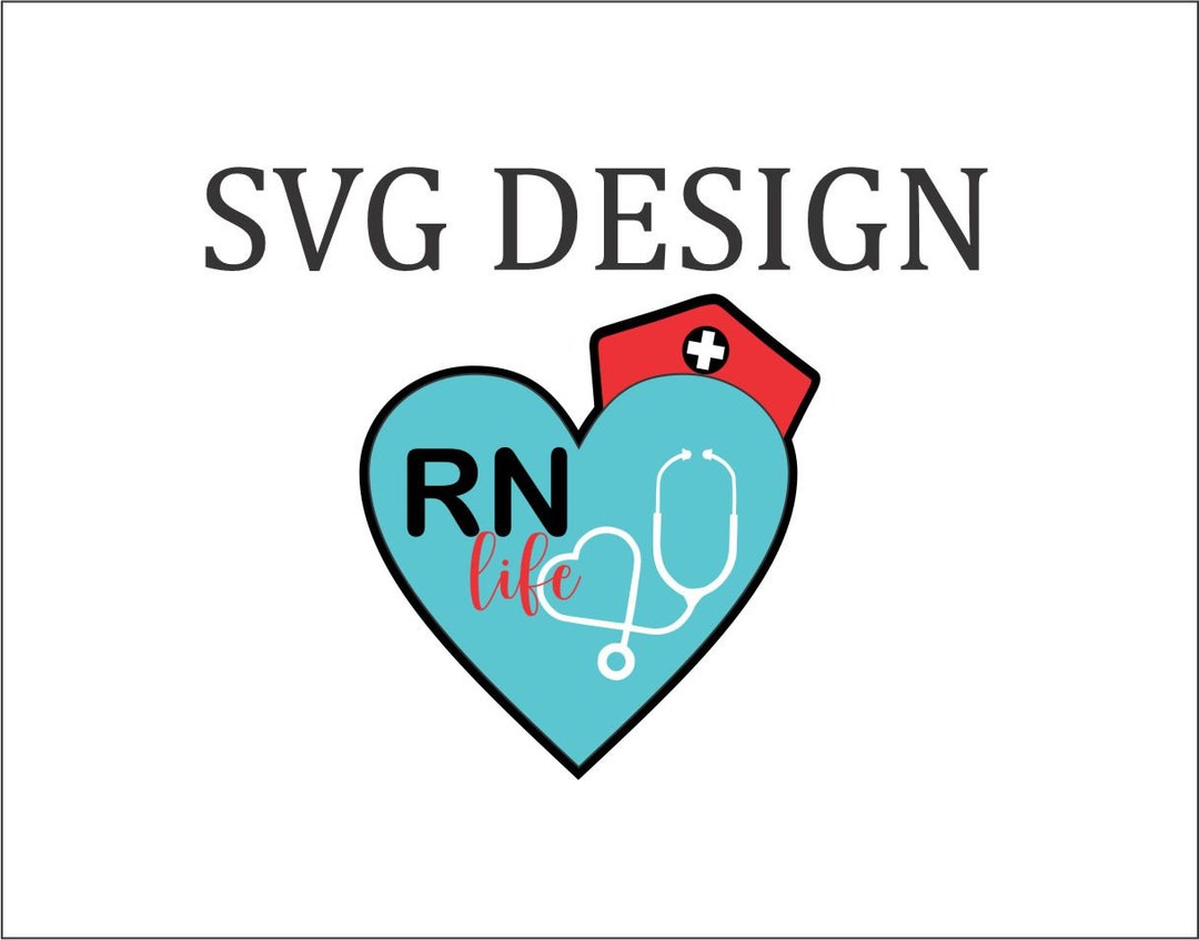 Nurse Heart Digital Download - Etsy