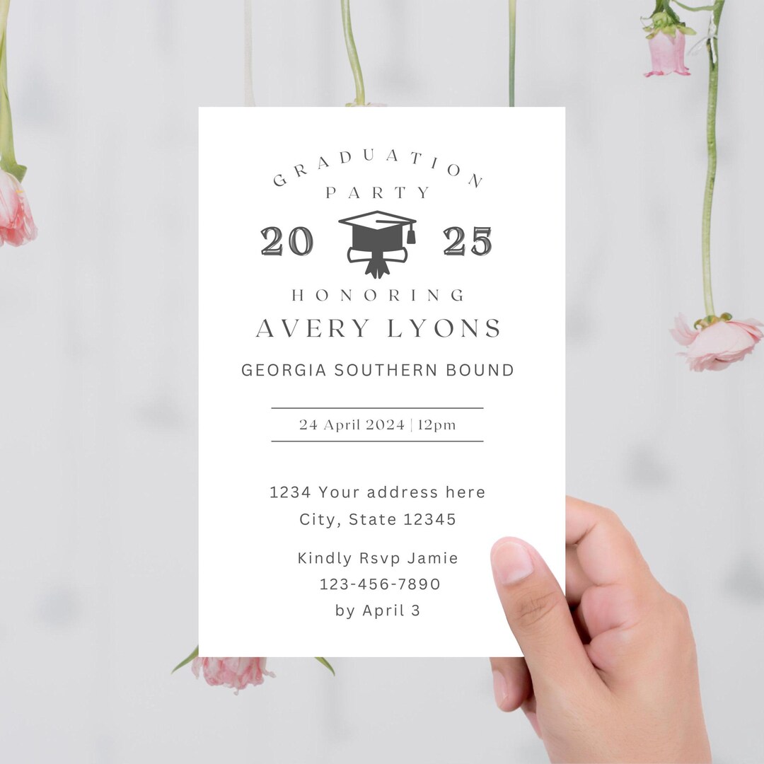 Graduation Party Imitation, Graduation Party, Personalized Grad Party ...