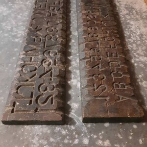 Antique Cast Iron Letters Press, Paper Press, Primitive Printing ...