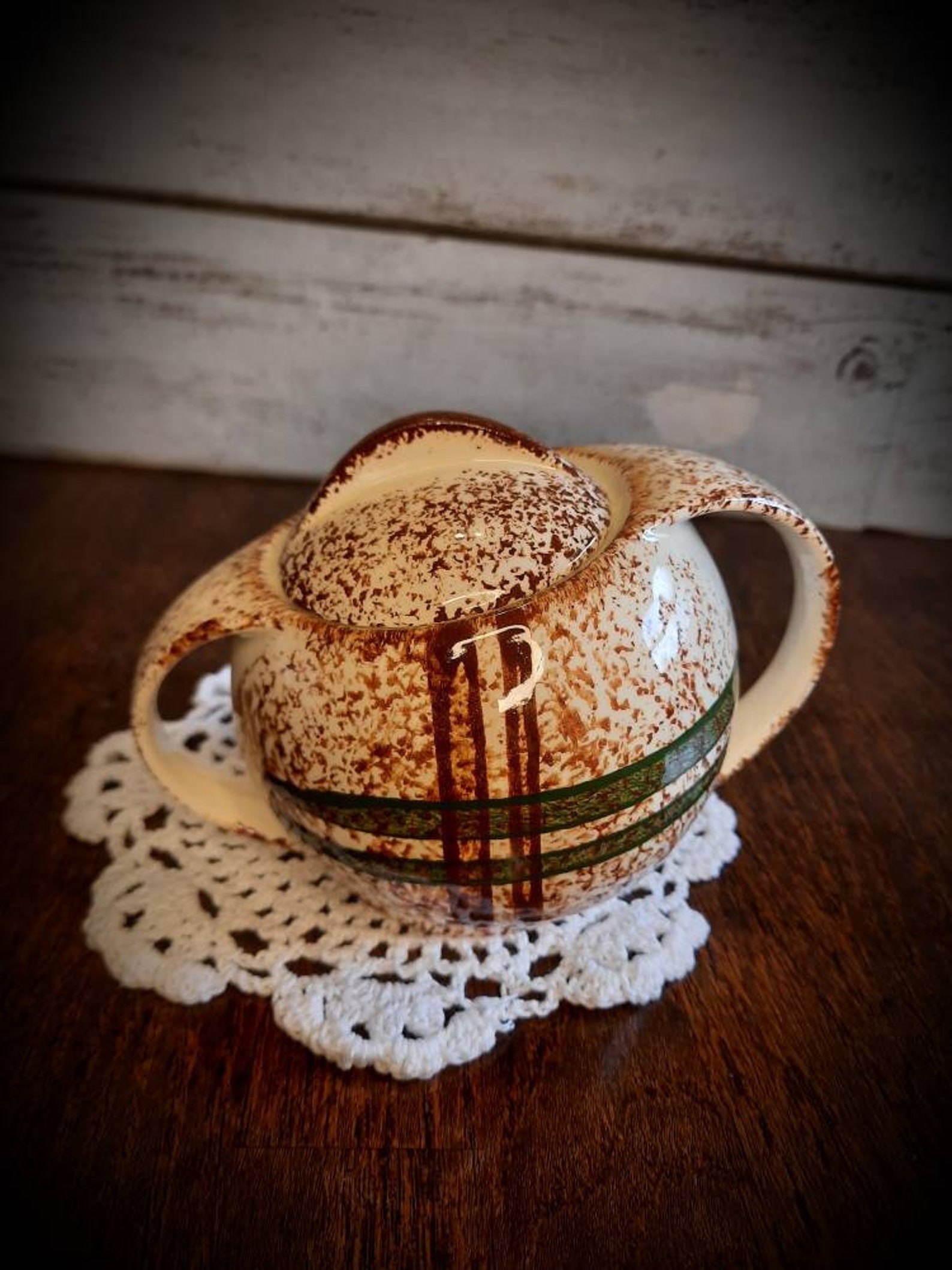 Rare Vintage Set of Rustic Plaid Blue Ridge Southern Pottery, Blue ...