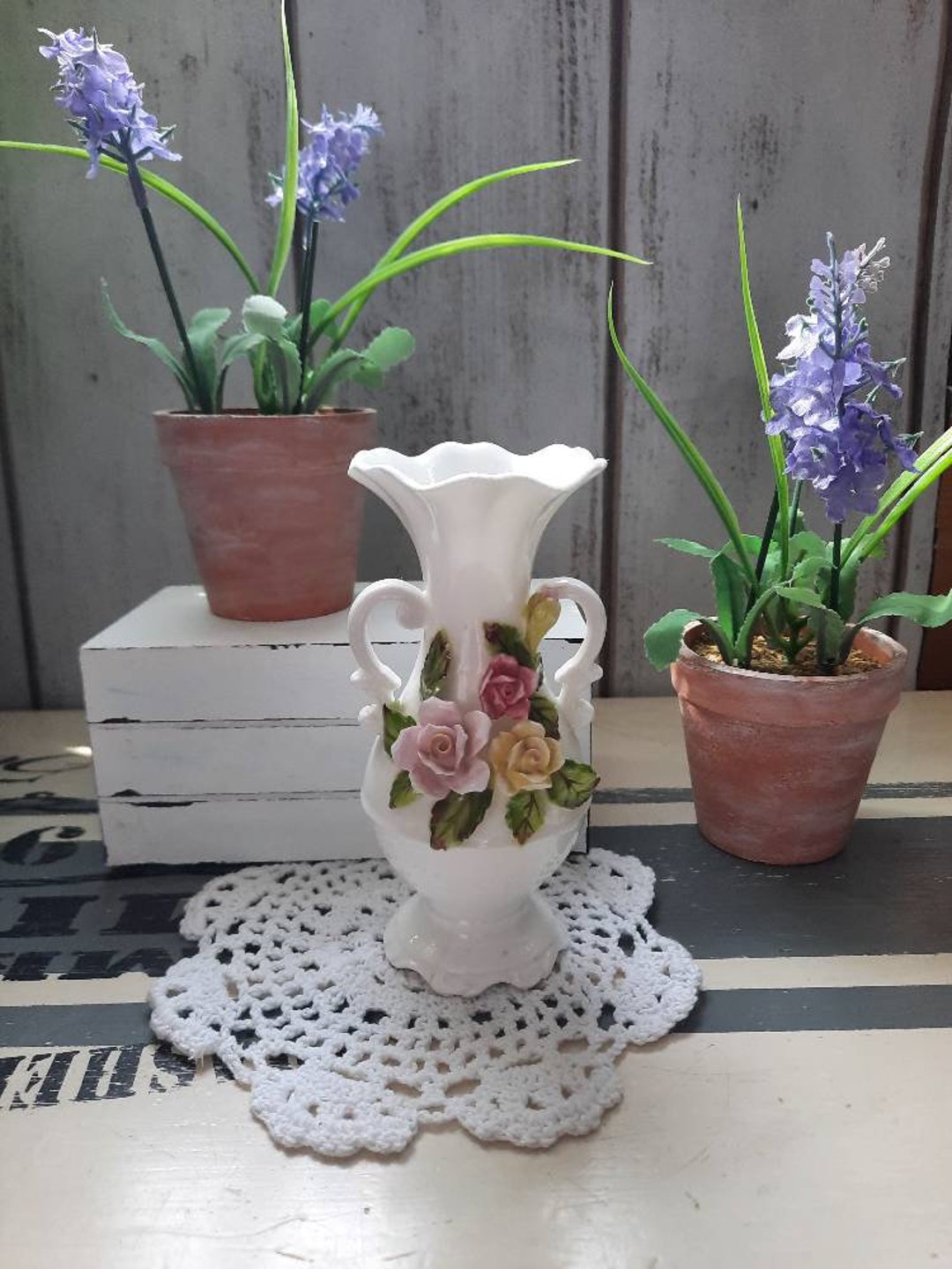 Maruri Masterpiece Bone China Georgian Small Vase, Gift From Child to ...