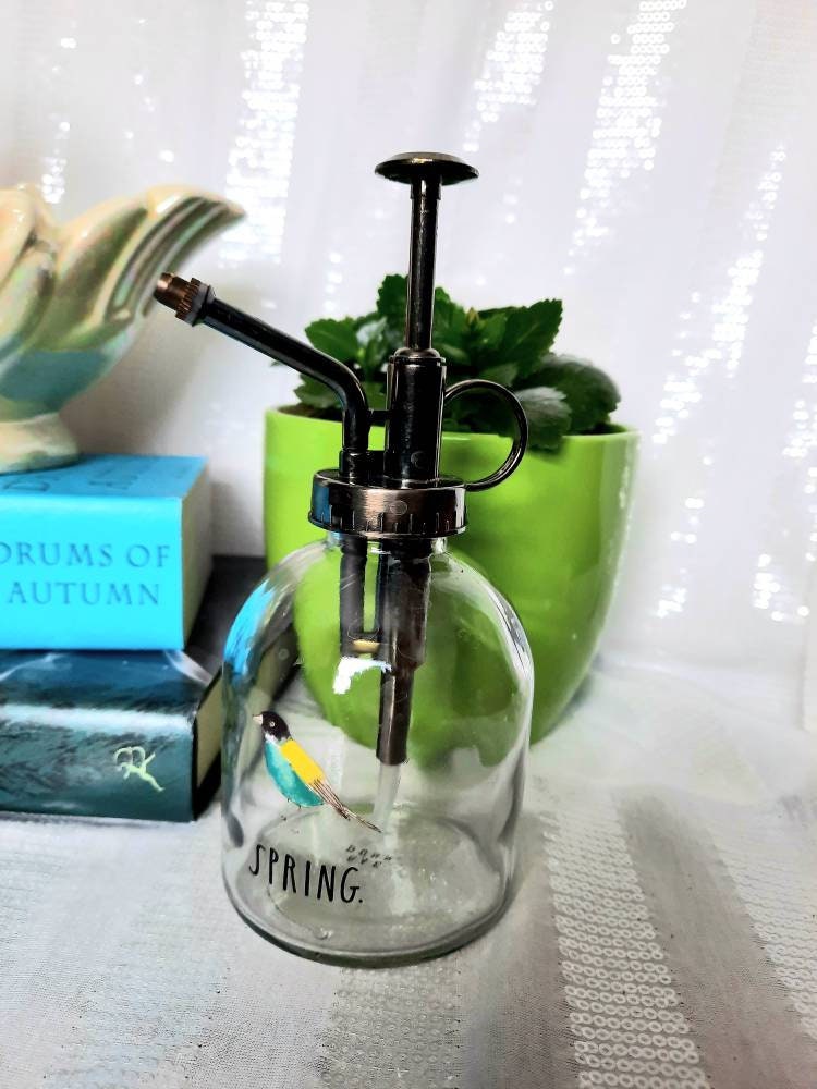 Spring Plant Mister Clear Glass Spritzer Indoor Plant | Etsy