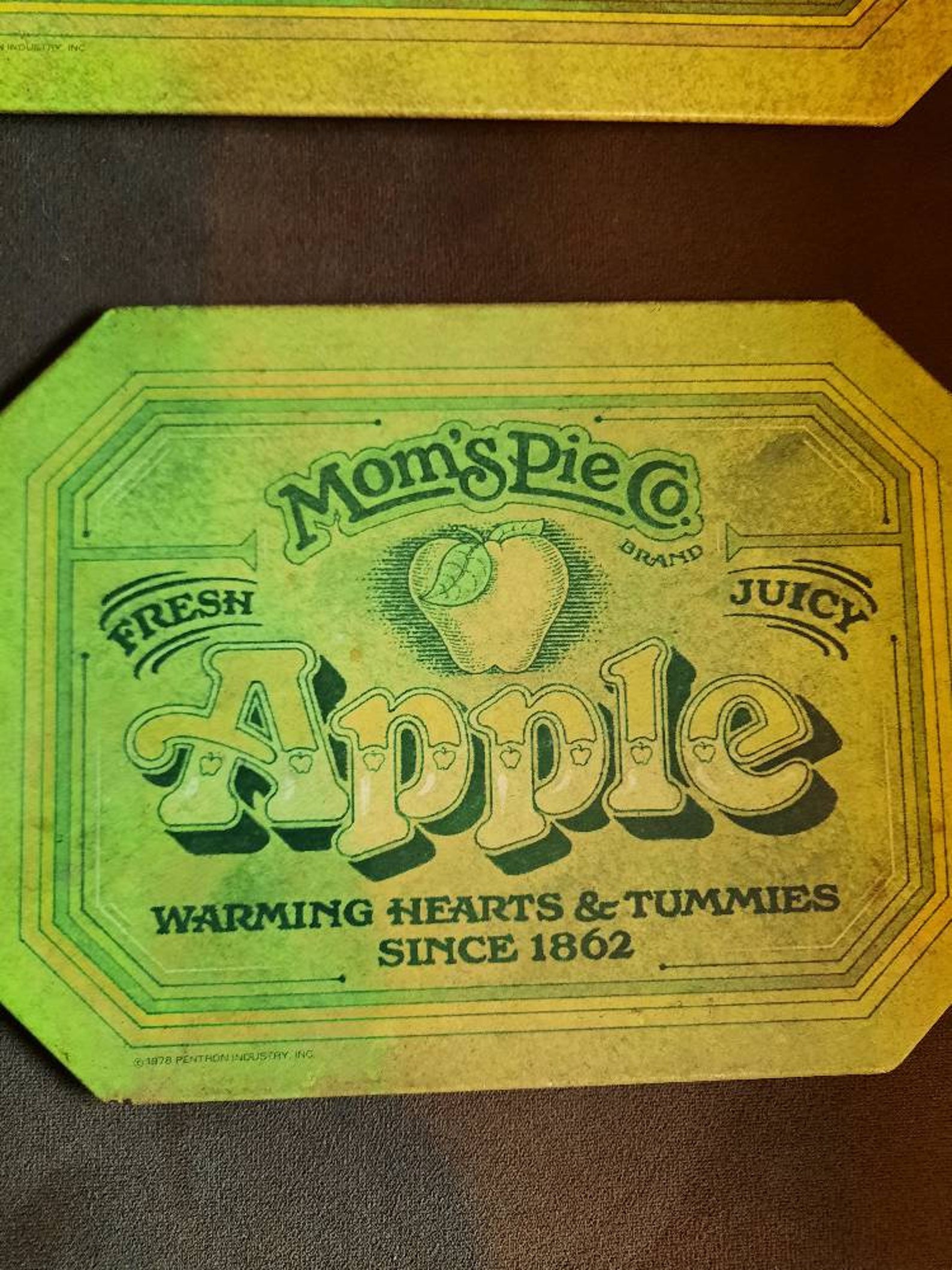 Vintage Kitchen Advertisements Two Mom's Pie Co. Apple | Etsy