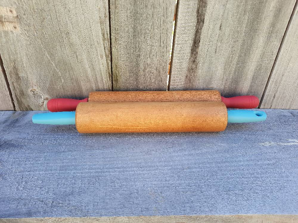 Vintage Farmhouse Painted Handle Rolling Pin Collectible - Etsy