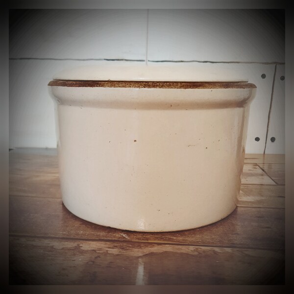 Crock With Lid - Etsy